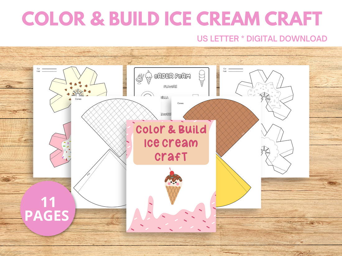 Color & Build Ice Cream Craft – Print It Mo
