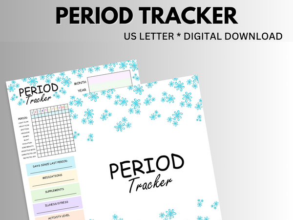 Period Tracker Printable – Print It Mo