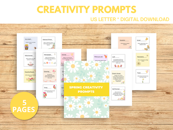 Writing Prompts For Creativity – Print It Mo