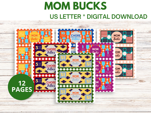 Printable Mom Bucks – Print It Mo