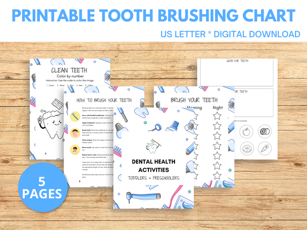 Tooth Brushing Reward Chart – Print It Mo