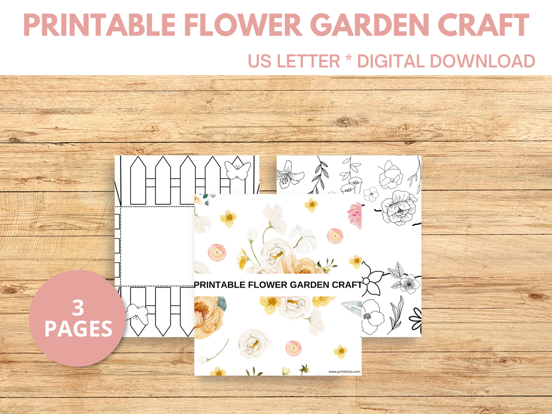 Flower Garden Printable – Print It Mo