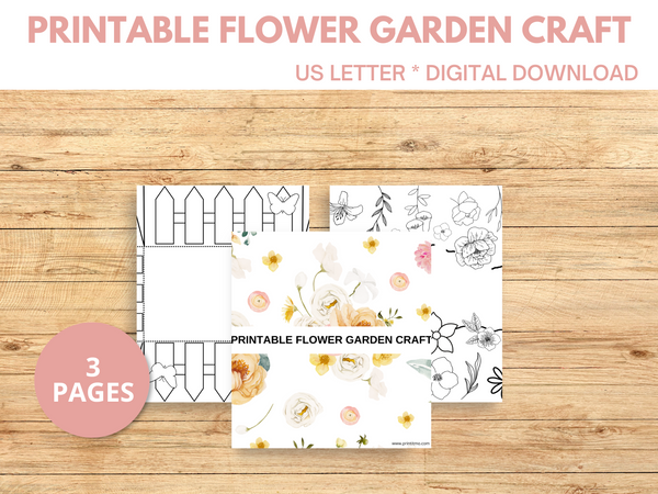 Flower Garden Printable – Print It Mo