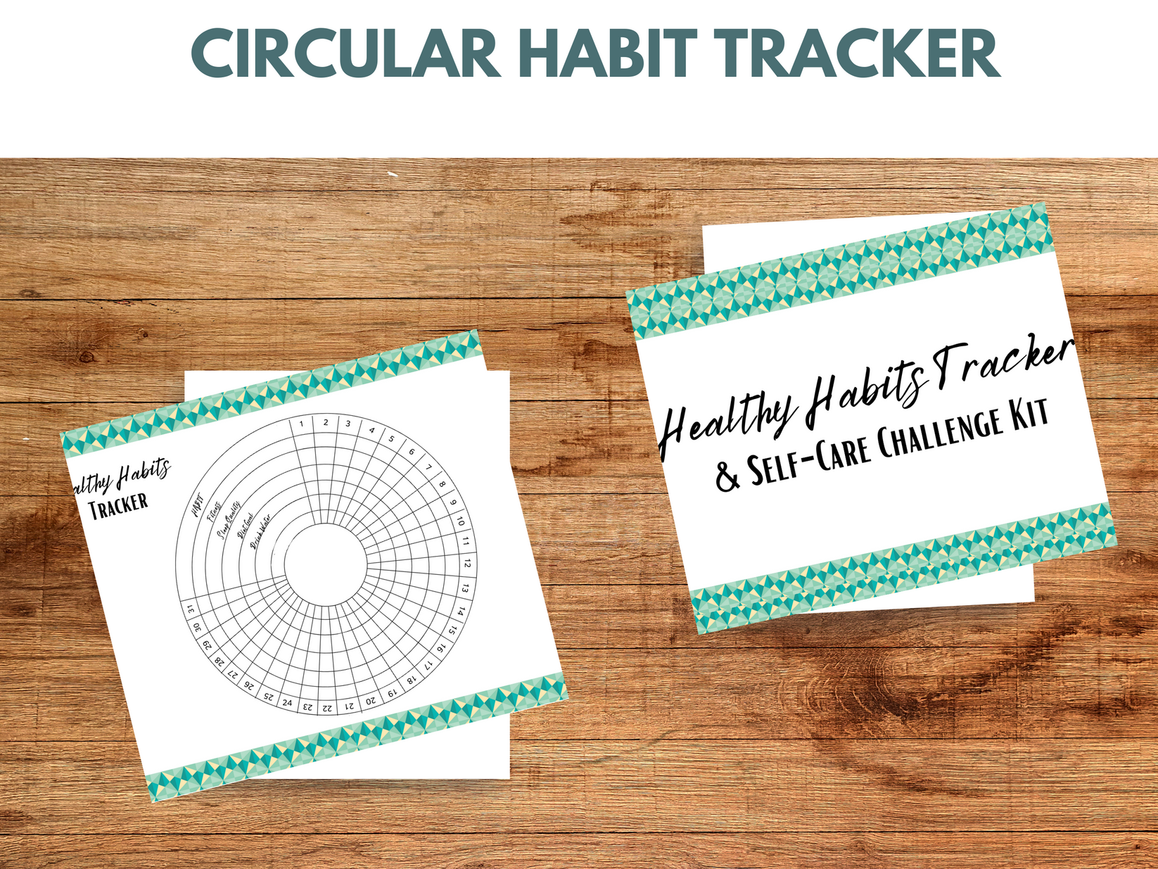 Circular Habit Tracker Printable – Print It Mo