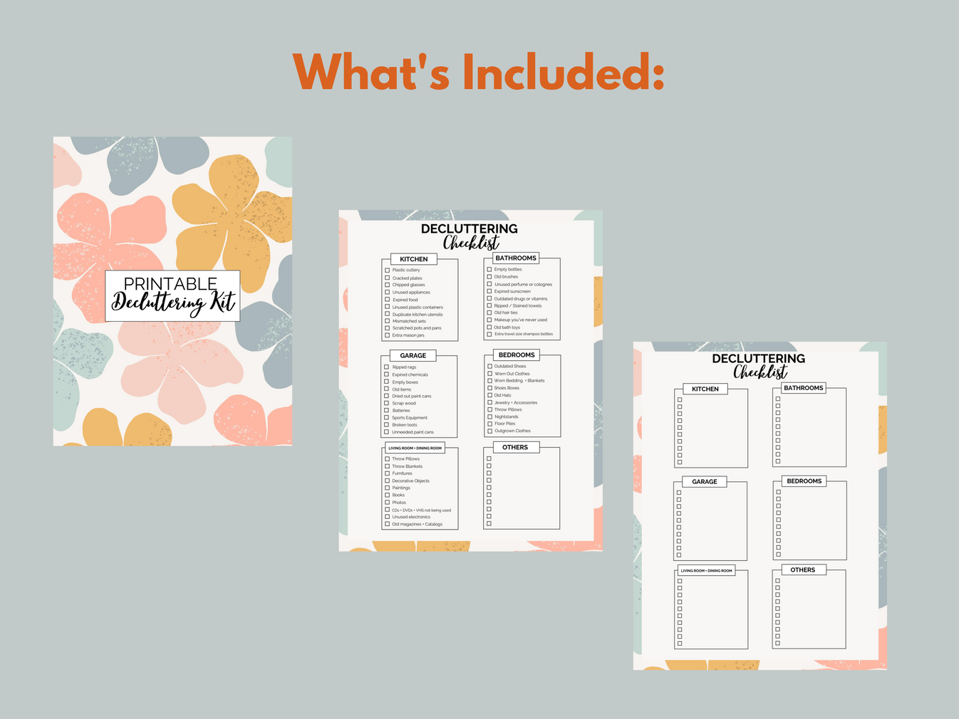 Declutter Checklist – Print It Mo