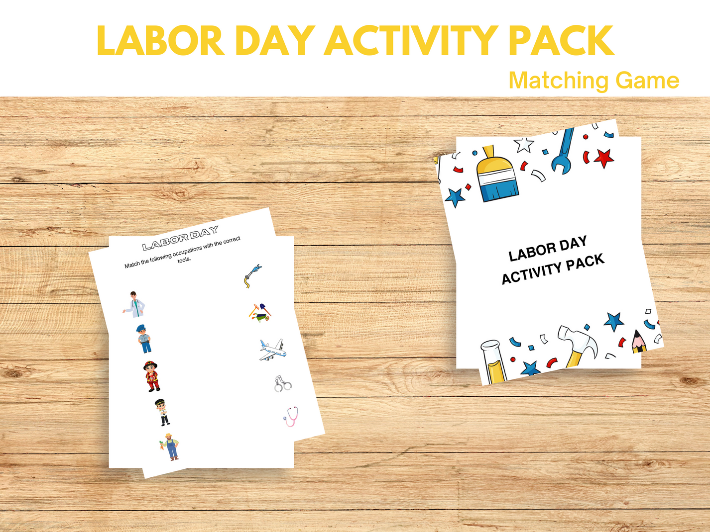 Labor Day Printable Activities for Kids – Coloring, Games & More ...