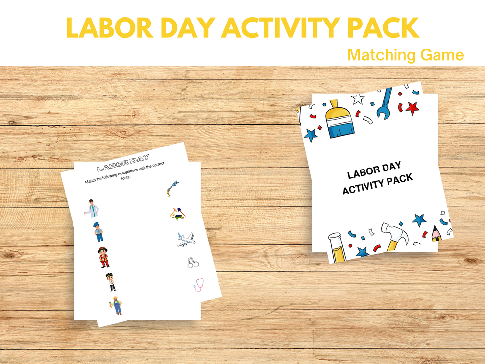 Labor Day Printable Activities for Kids – Coloring, Games & More ...