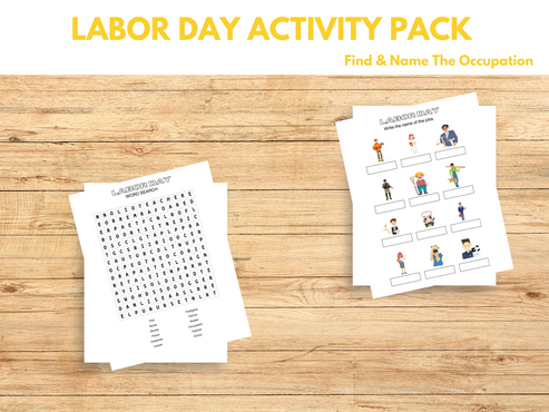 Labor Day Printable Activities for Kids – Coloring, Games & More ...