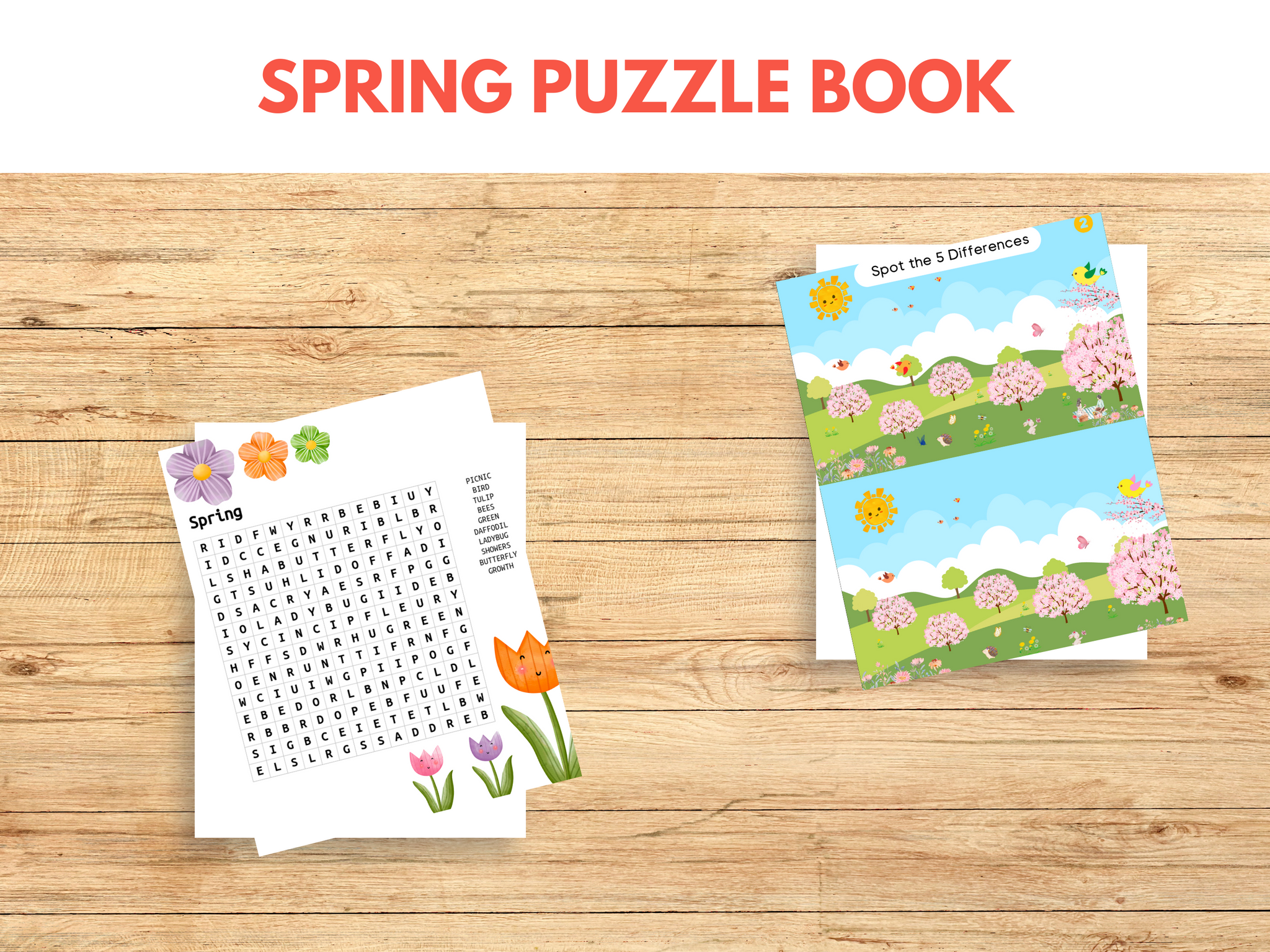 Spring Worksheets – Print It Mo