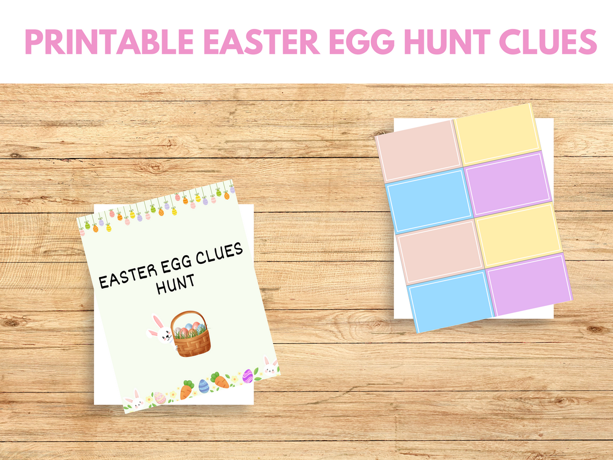 Printable Easter Egg Hunt Clues – Print It Mo