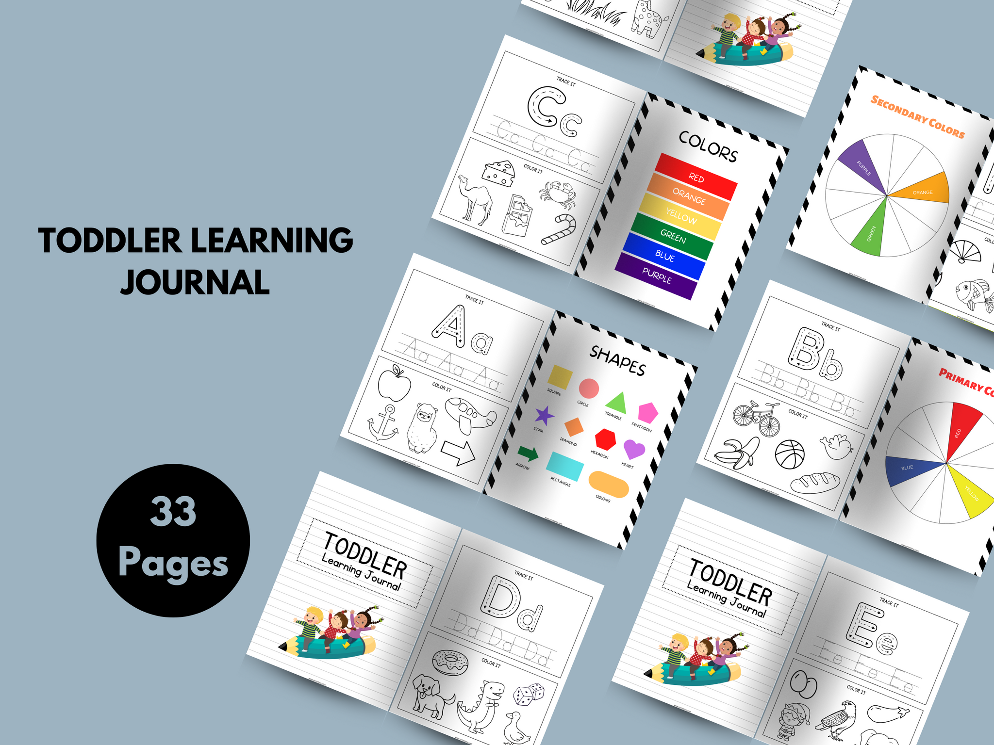 Toddler Learning Journal – Print It Mo