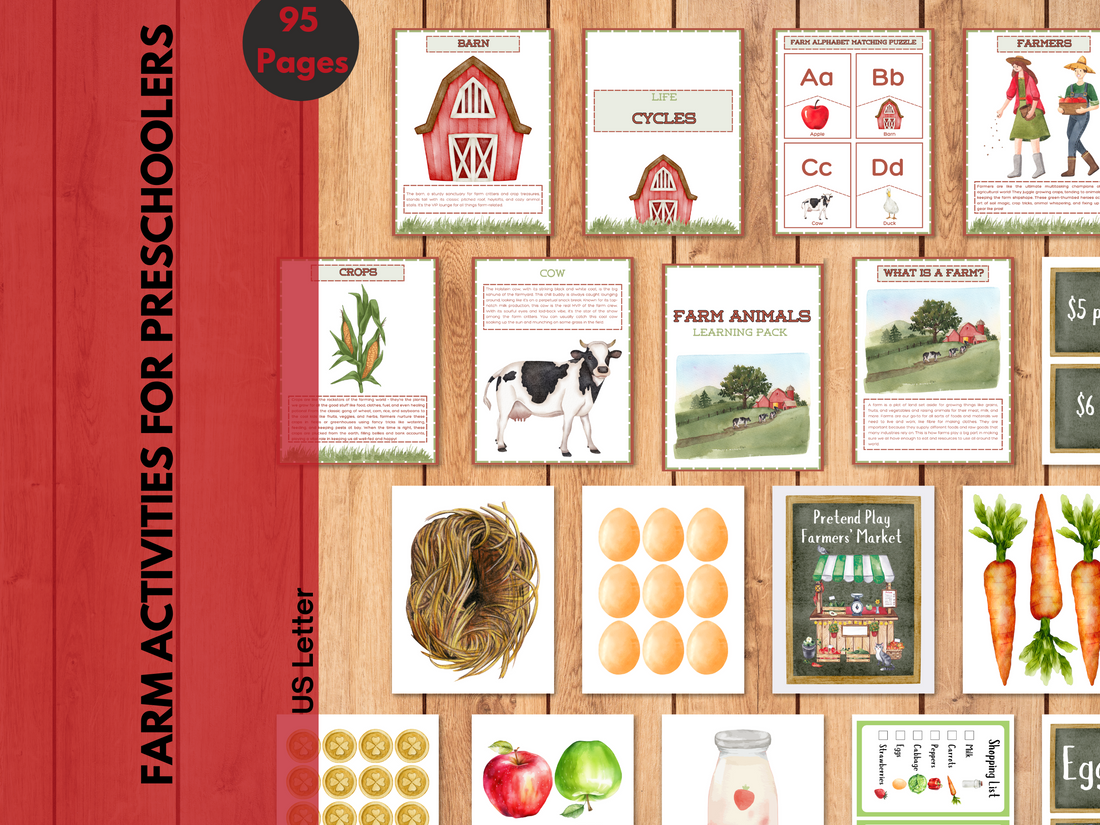 Farm Activities For Preschoolers – Print It Mo
